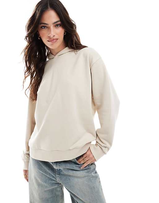 Stradivarius - Sweat à capuche - Beige | ASOS Stradivarius - Sweat à capuche - Beige | ASOS