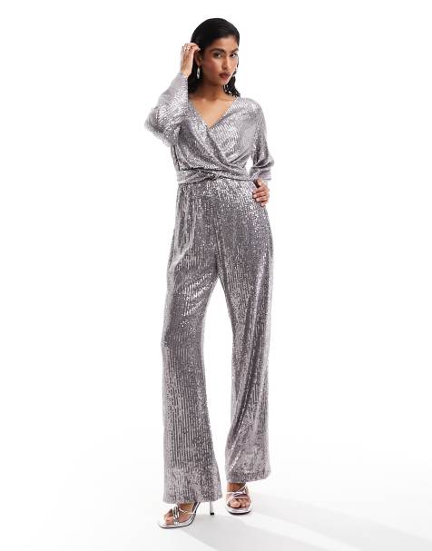 Jumpsuits med paljetter | Jumpsuits med glitter, glans och paljetter | ASOS