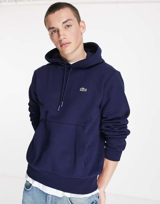 Sudadera Azul Marino Con Capucha De Lacoste Asos