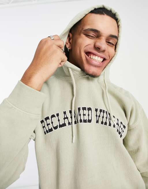 Sudadera Color Crudo Con Capucha Y Logo Estilo Rodeo De Reclaimed