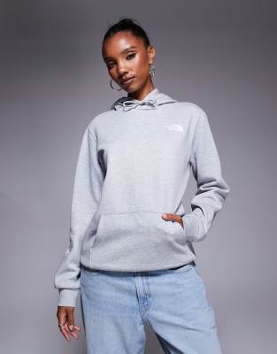 Sudadera gris claro jaspeado TNF con capucha Simple Dome de The North ...