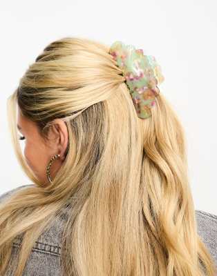 SUI AVA - Simone Craving - Grote haarklem in groen | ASOS