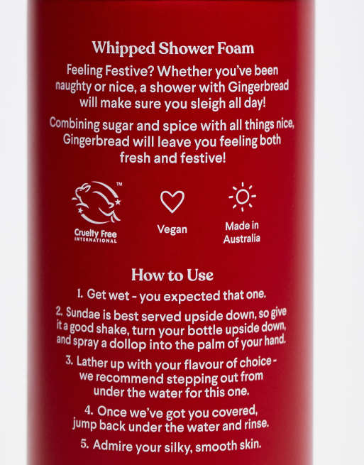 Sundae Body Whipped Shower Foam - Gingerbread | ASOS