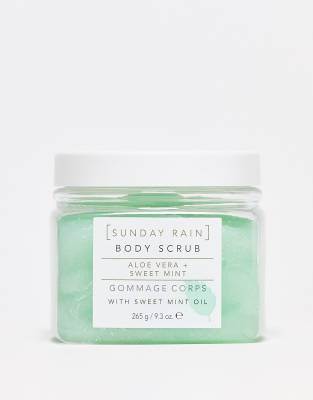Sunday Rain Aloe Vera & Sweet Mint Body Scrub 265g | ASOS