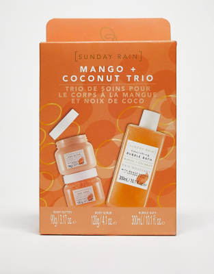Sunday Rain Bath & Body Mango & Coconut Gift Set | ASOS