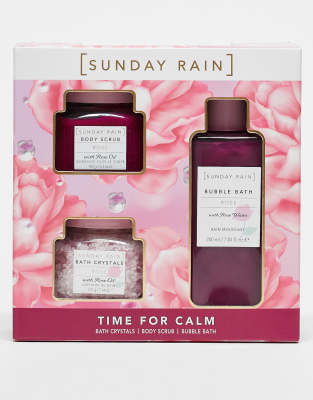 Sunday Rain Blossom Rose Trio Gift Set | ASOS