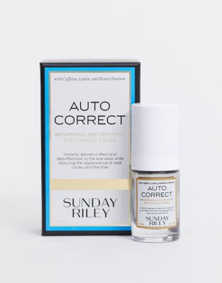 Sunday Riley - Auto Correct - Crème contour des yeux correctrice - 15 g ...