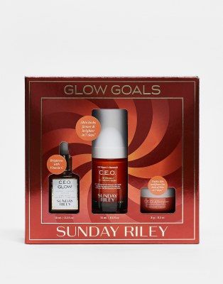 Sunday Riley – Glow Goals – Hautpflege-Set, 31% Ersparnis | ASOS
