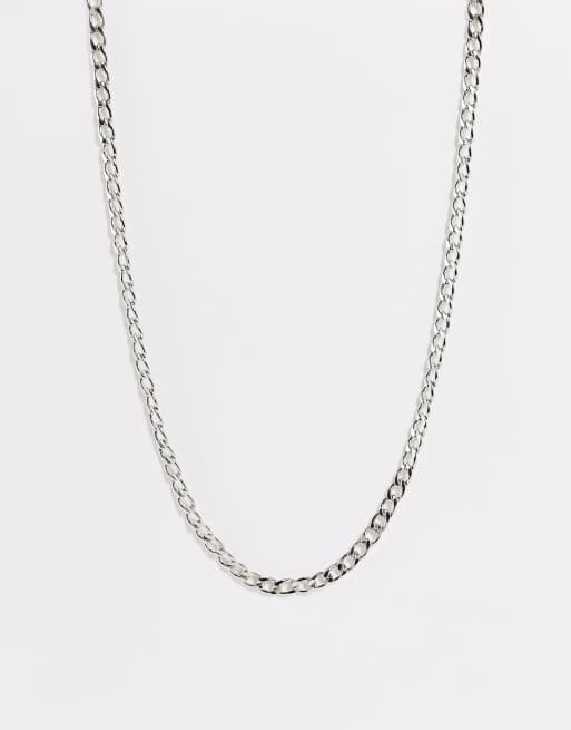 SVNX Chunky silver neck chain | ASOS