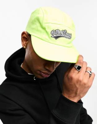 SVNX cotton canvas 5 panel cap in green | ASOS