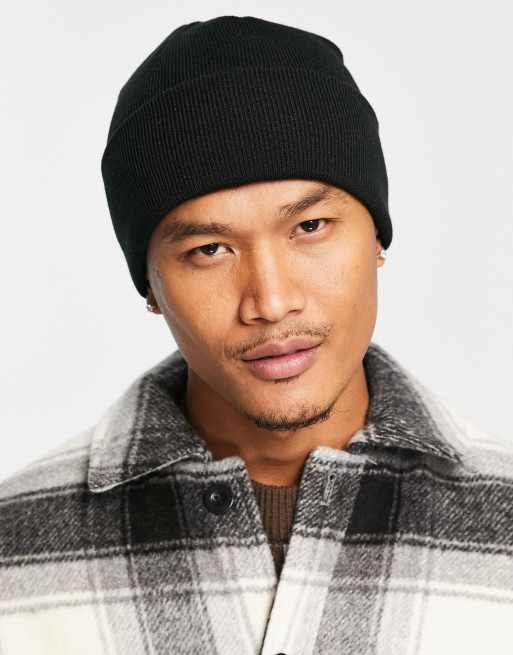 SVNX knitted beanie hat in black | ASOS
