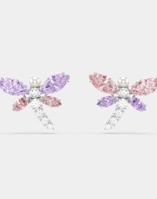 Swarovski Ariana grande x swarovski stud earrings, mixed cuts ...