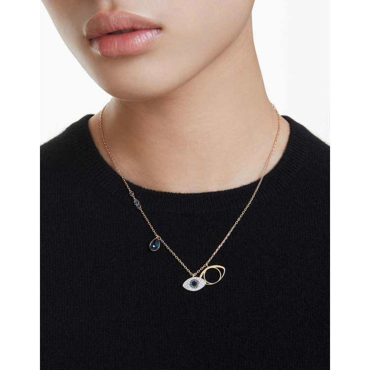 Swarovski Symbolica pendant necklace with evil eye in gold Cheap Classicfuncenter Jordan Outlet