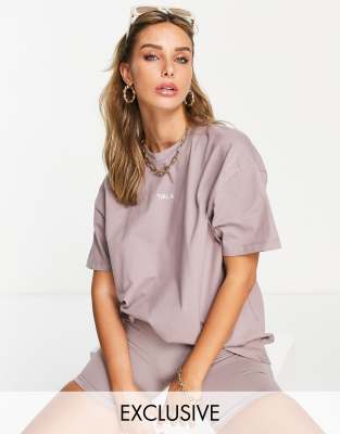 TALA oversized t-shirt in stone exclusive to ASOS | ASOS