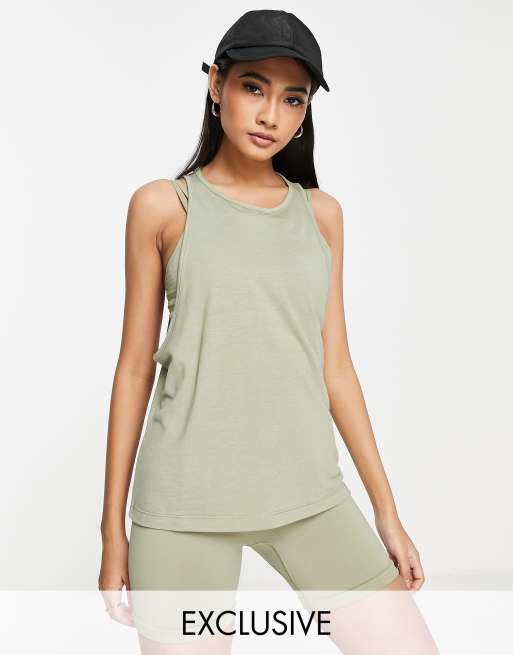 TALA vest in khaki exclusive to ASOS | ASOS