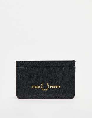 Tarjetero negro de poliuretano de Fred Perry | ASOS