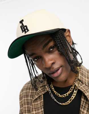 Tealer monogram cap in off white | ASOS