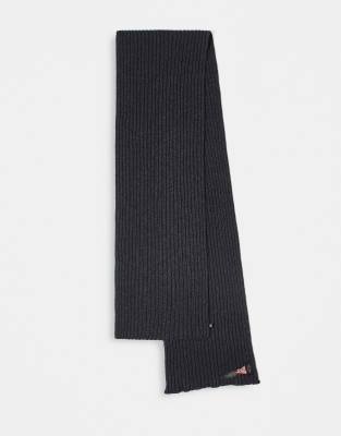 Ted Baker Kauff cardigan stitch scarf in grey | ASOS