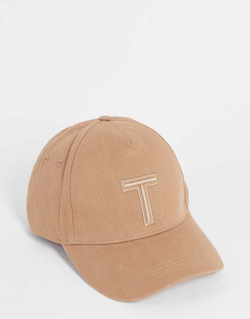 Ted Baker Tristen baseball cap in tan | ASOS