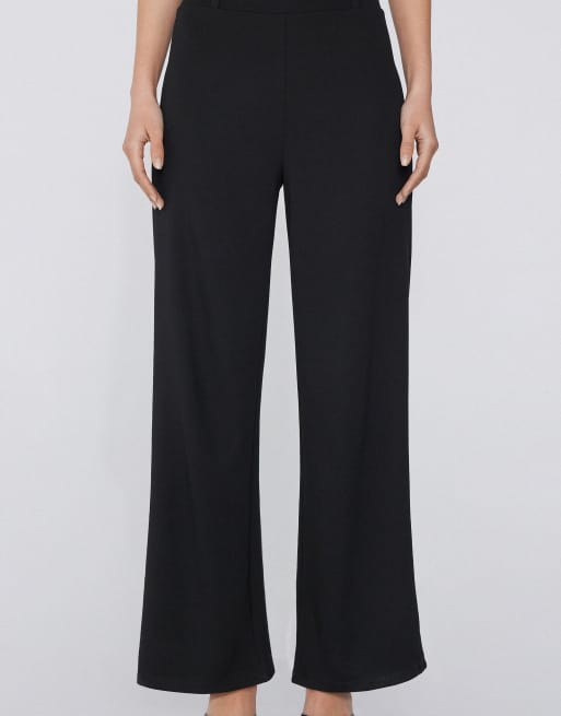 Tezenis Milano-stitch palazzo pants in black | ASOS