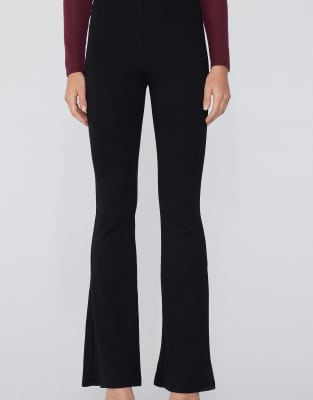Tezenis Milano-stitch palazzo trousers in black | ASOS