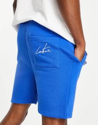 The Couture Club branded shorts in cobalt blue - part of a set | ASOS