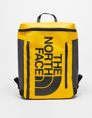 The North Face Base Camp fuse box mini backpack in yellow and black | ASOS