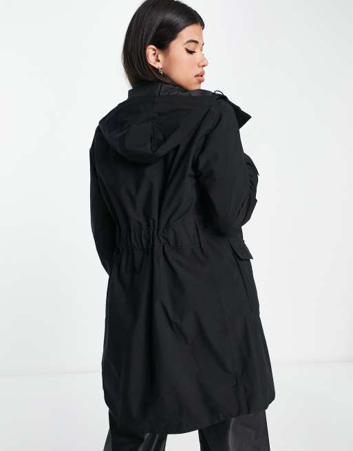 The North Face City Breeze II Parka Regenjacke in Schwarz ASOS