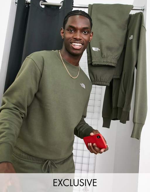 North face sweatshirt green store