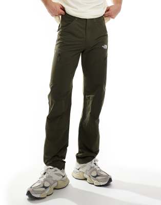 The North Face – Exploration – Gröna, avsmalnande byxor med cargofickor ...