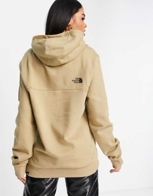 The north face tan hoodie store