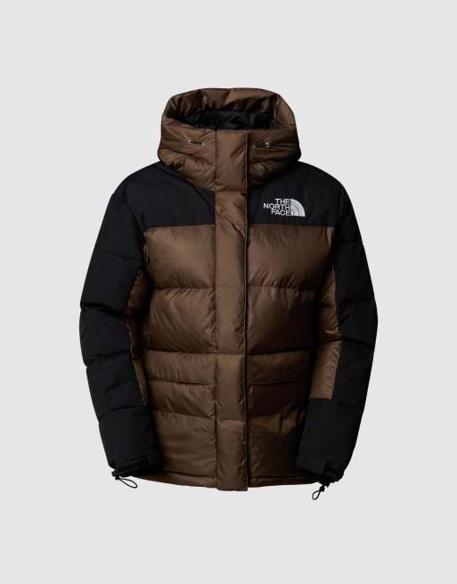 The North Face Himalayan Daunen Parkajacke in Schwarz und Braun ASOS
