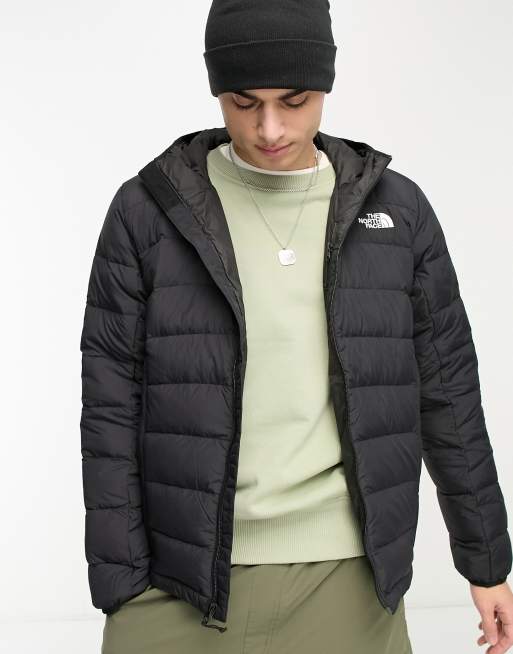 The North Face Lapaz Isolierte Daunenjacke in Schwarz mit Kapuze ASOS