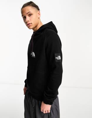 The North Face NSE Fine Alpine fleece hoodie in black | ASOS