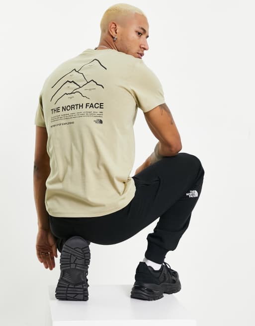 The North Face Peaks T-shirt in khaki Exclusive to ASOS | ASOS