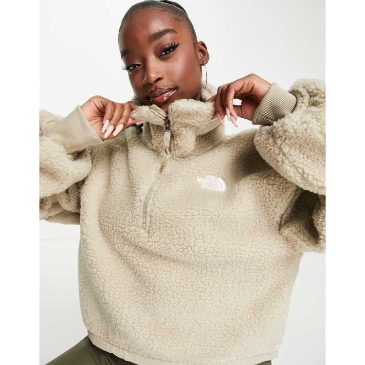 North face sherpa sweater store