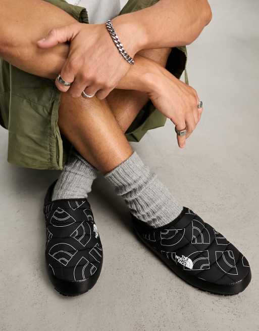 The North Face Thermoball Isolierte Mules mit halbem Kuppelprint und rutschfester Sohle ASOS