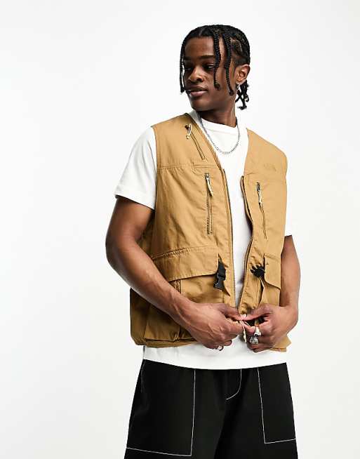 The North Face utility vest in brown | ASOS The North Face utility vest in brown | ASOS