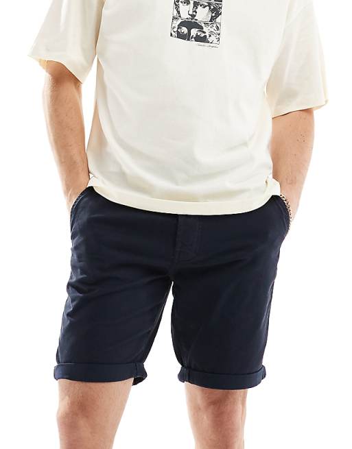 Threadbare chino shorts in navy | ASOS Threadbare chino shorts in navy | ASOS