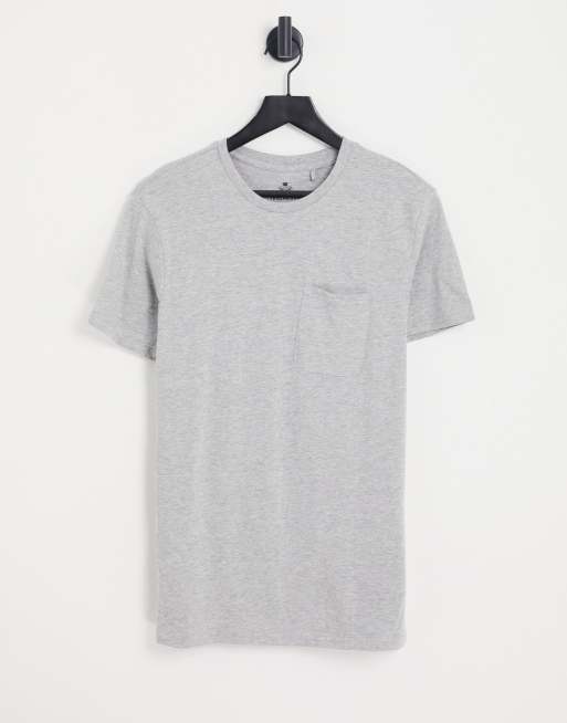 Threadbare pocket t-shirt in grey | ASOS