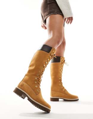 Timberland 14in Premium boots in wheat nubuck | ASOS