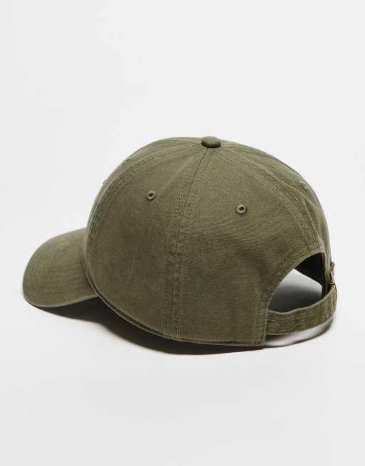 Timberland Canvas embroidered cap in leaf green | ASOS