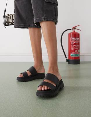 Timberland - Clairemont Way - Sandali in pelle neri | ASOS