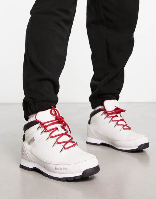 Timberland Euro Sprint Wanderstiefel in WeiB ASOS