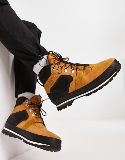 Timberland Newmarket II rugged tall boots in wheat tan | ASOS