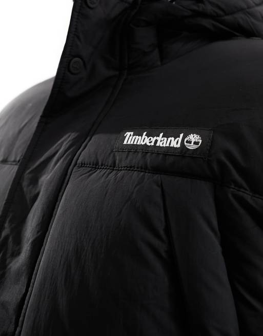 Timberland Outdoor Archive puffer jacket in black | ASOS