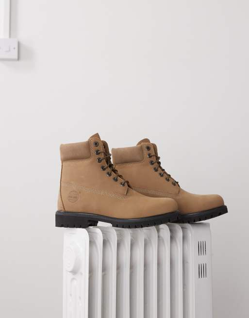 Dark beige nubuck timberlands store