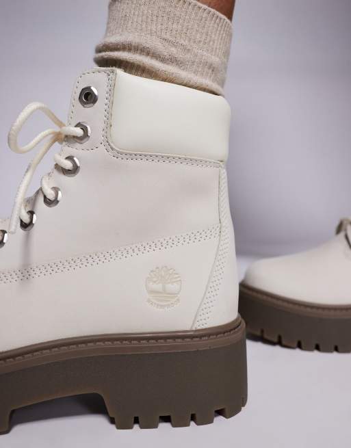 Timberland Stone Street platform 6" boots in grey nubuck | ASOS