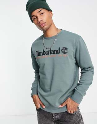 Timberland sweatshirt in green | ASOS