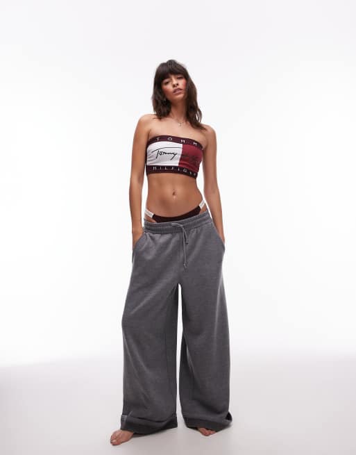 Tommy hilfiger bandeau crop top store